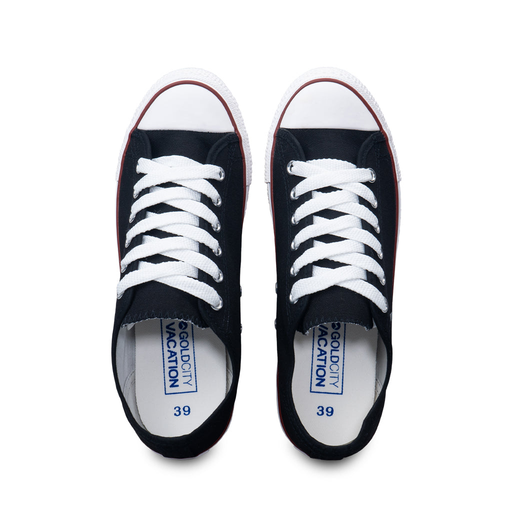 รองเท้าผ้าใบแฟชั่น โลโก้สะท้อนแสง รุ่น NO015 - GoldCity